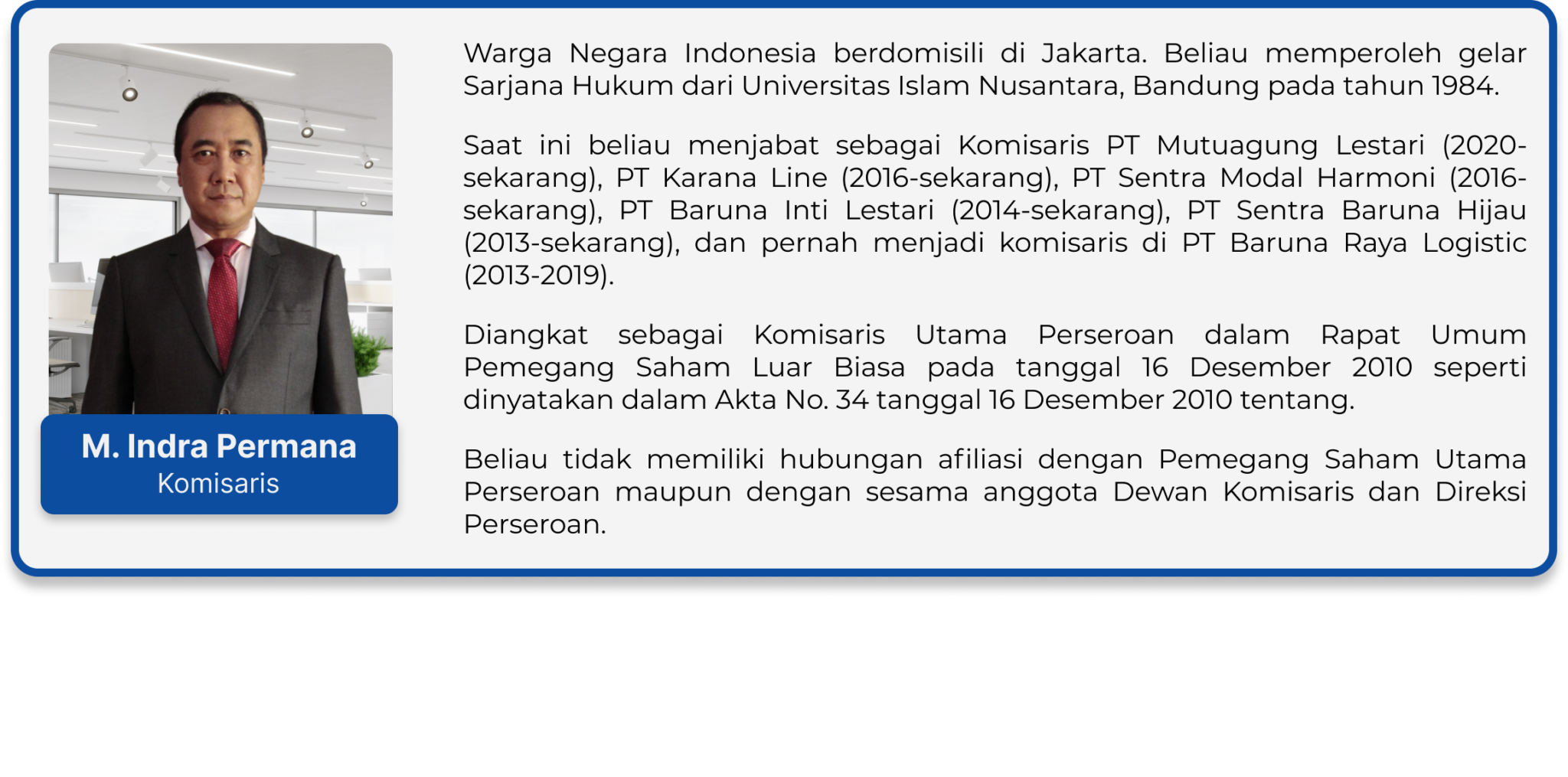 Tentang Kami - MUTU International