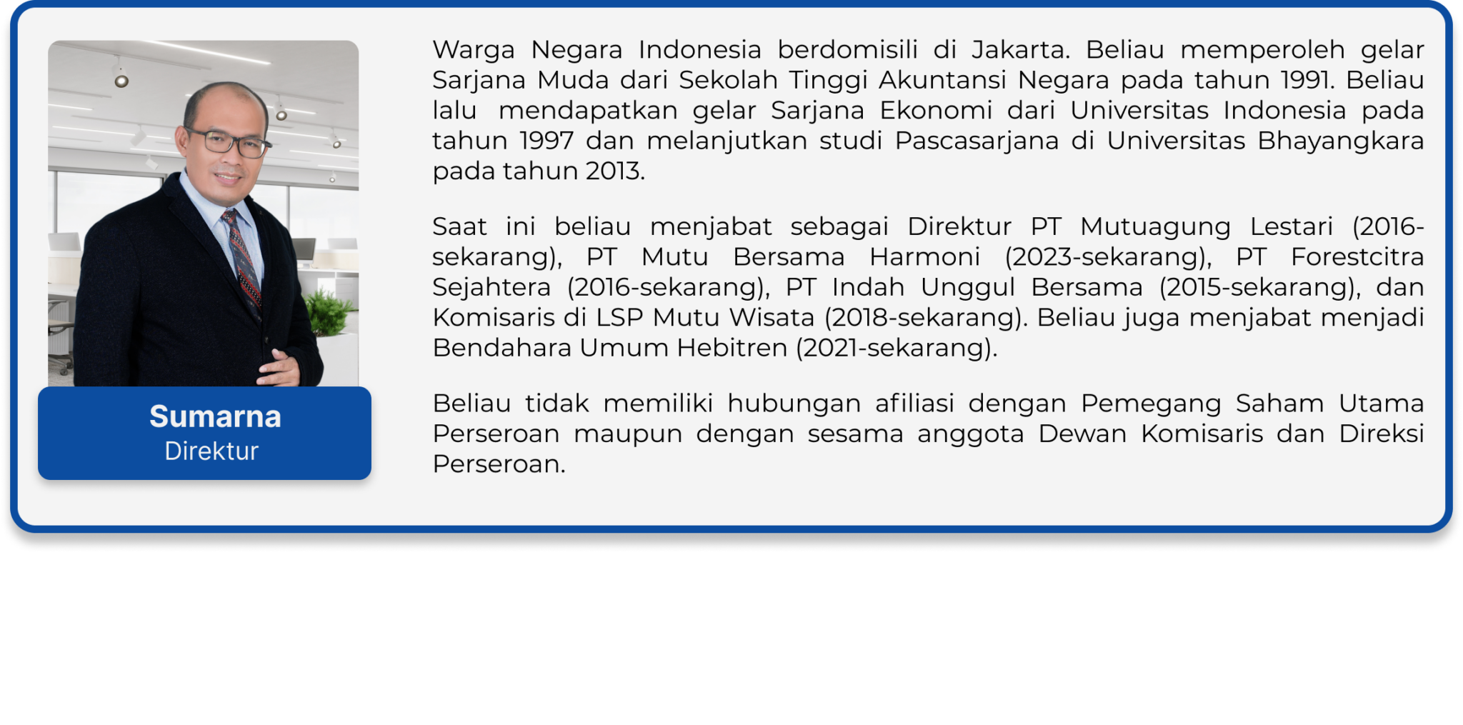 Tentang Kami - MUTU International